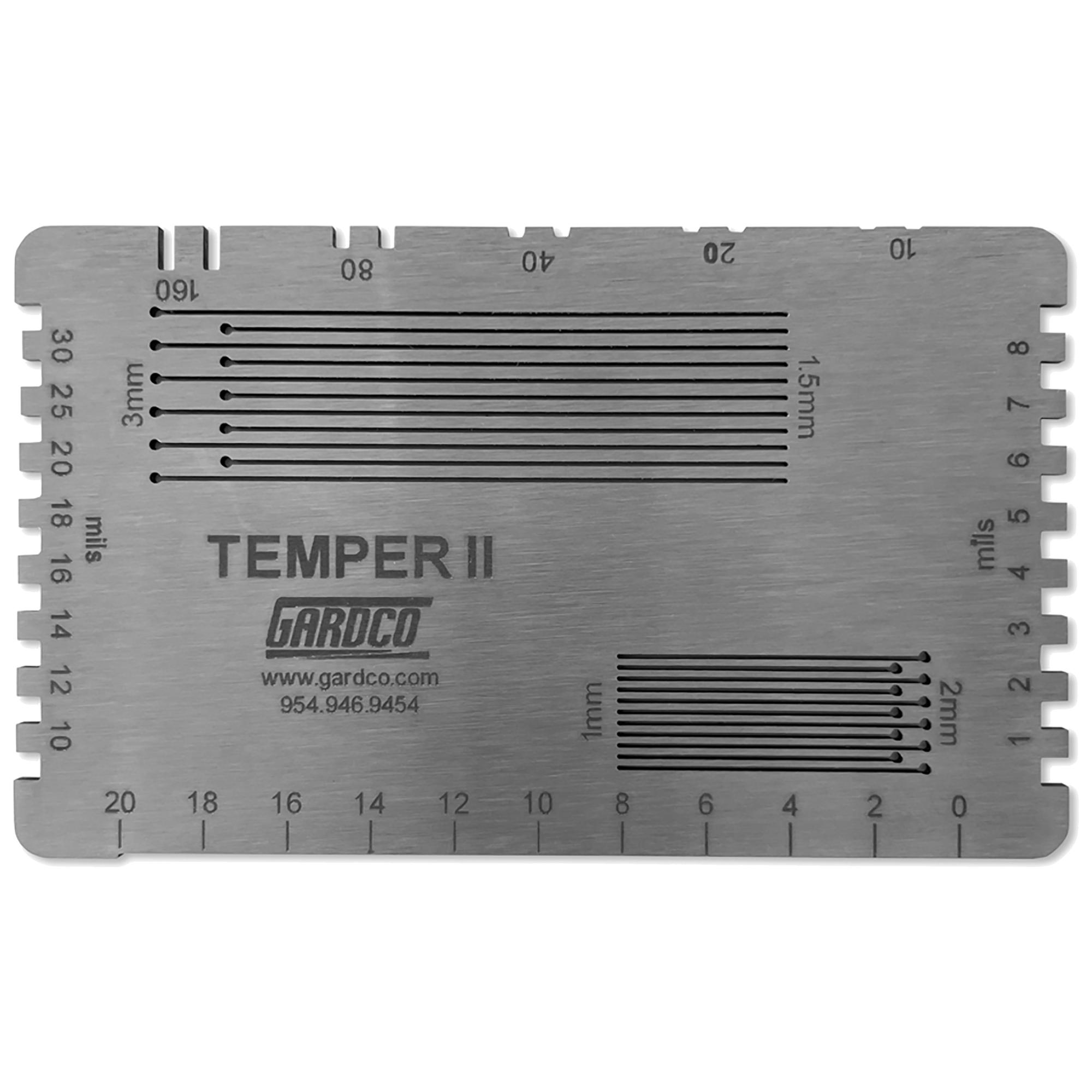 Plantilla de adherencia Temper II Cross Hatch— Exacolor USA