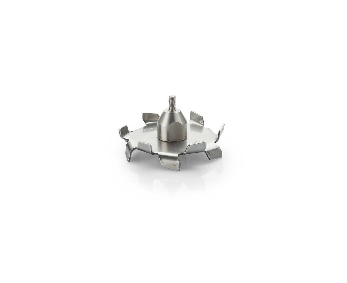 Heavy duty dispersion discs with bushing + M5 male thread 80mm Ø ...